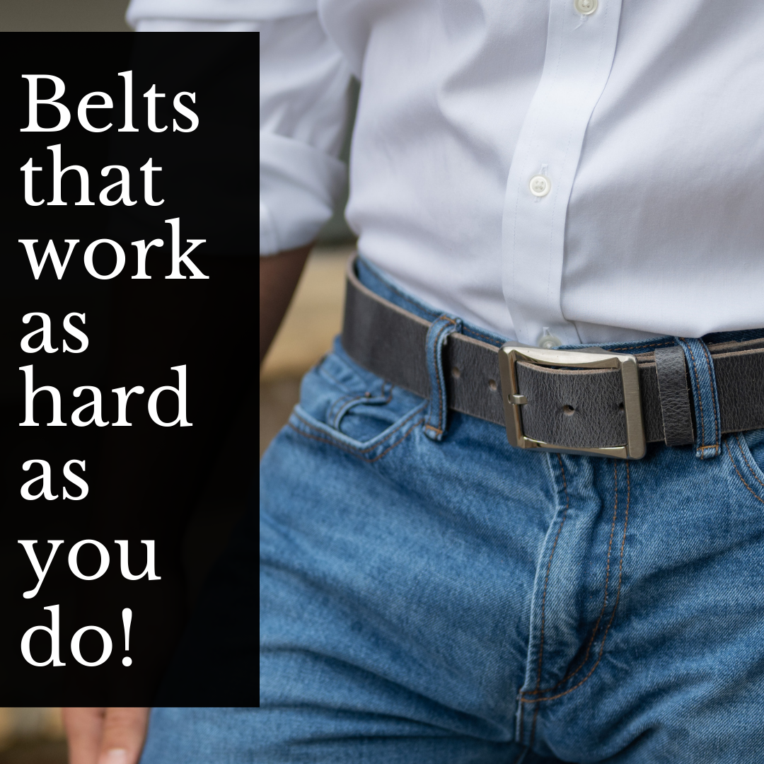 Heavy Duty Work Belts | Nickel Free Buckle | Made in USA | Leather ...